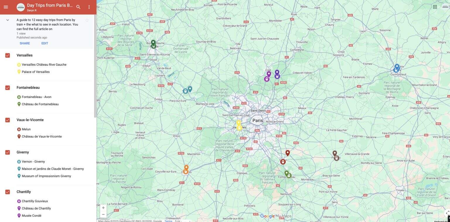 Day Trips from Paris by Train: 12 Awesome Towns Within 2 Hours